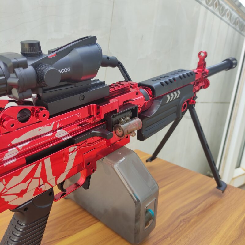 [Shell Ejection] M249 RED Gatling – EZtoys